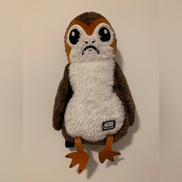 Loungefly | Other | Loungefly Star Wars Porg Plush Backpack | Poshmark